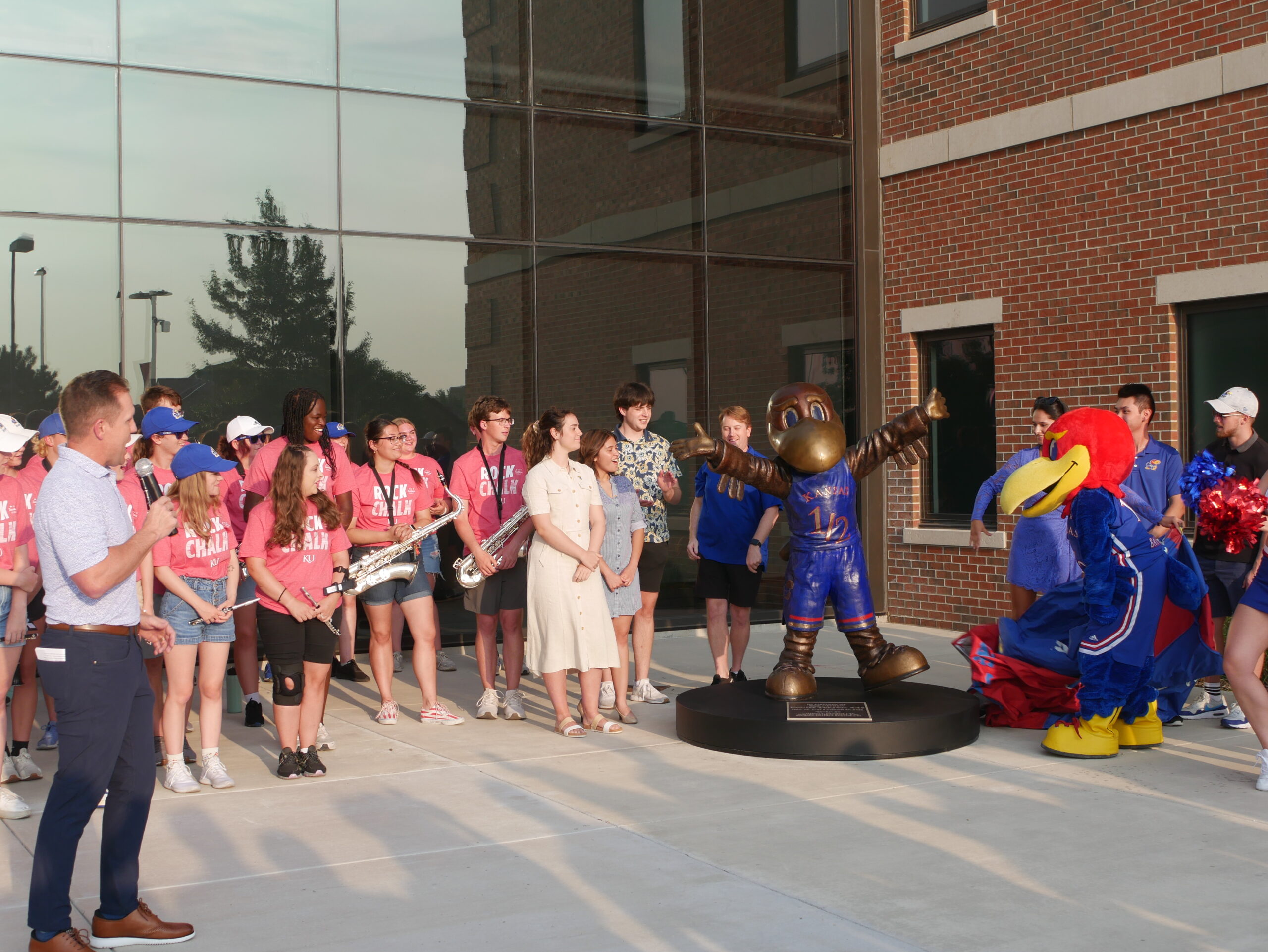 New Baby Jay bronze unveiled at Jayhawk Welcome Center | News, Sports ...